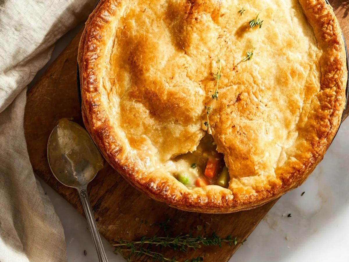 Easy Homemade Pot Pie Recipe: Hearty Chicken & Flaky Crust - Recipes By ...
