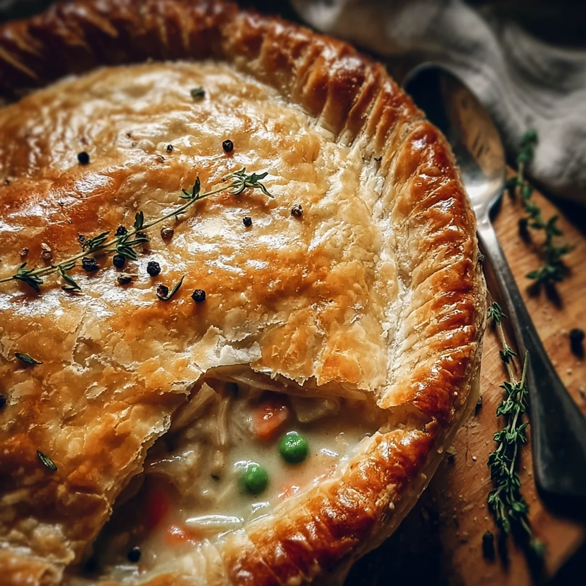 Classic Chicken Pot Pie: Flaky Crust, Rich Filling - Recipes By Megan