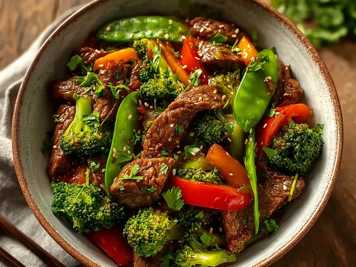 Quick Beef Stir Fry with Crisp Vegetables - Recipes By Megan